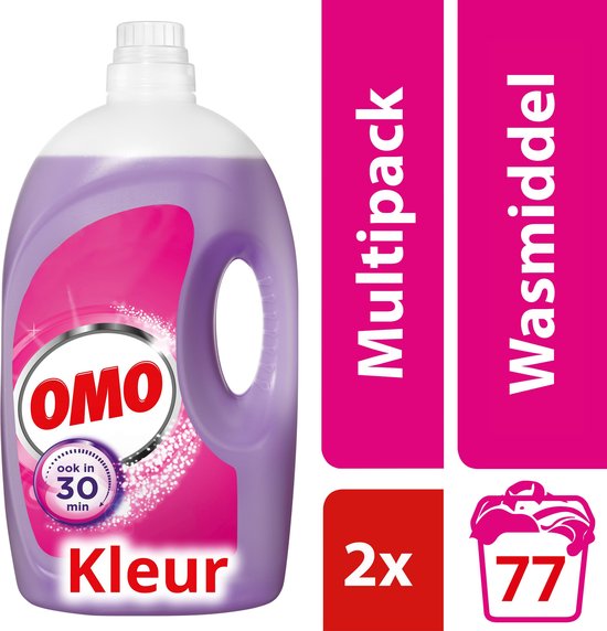 Omo Color Vloeibaar - 2 x 77 wasbeurten - Wasmiddel ...