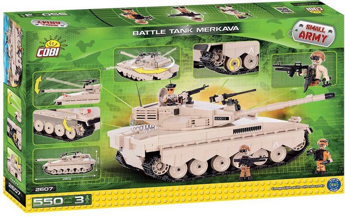 Small Army - Battle Tank Merkava (2607)Cobi | bol.com