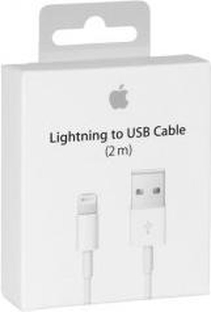 2 Meter oplader - Originele Apple Lightning Data kabel - iPhone, iPad ...