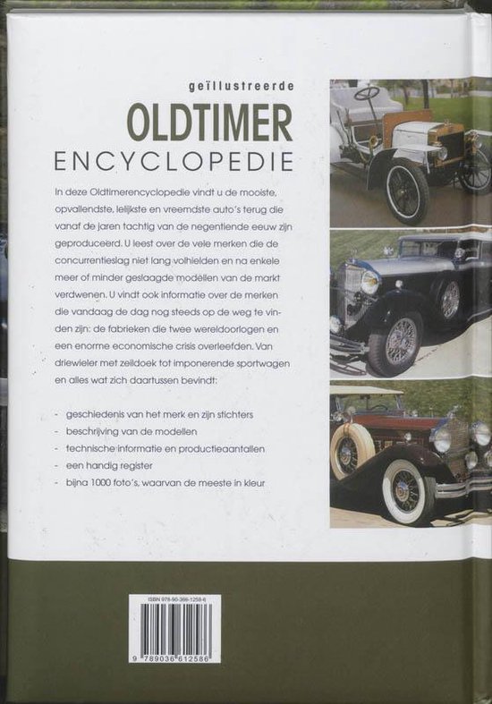 Geillustreerde oldtimer encyclopedie / sport- en personenauto's 1886 ...