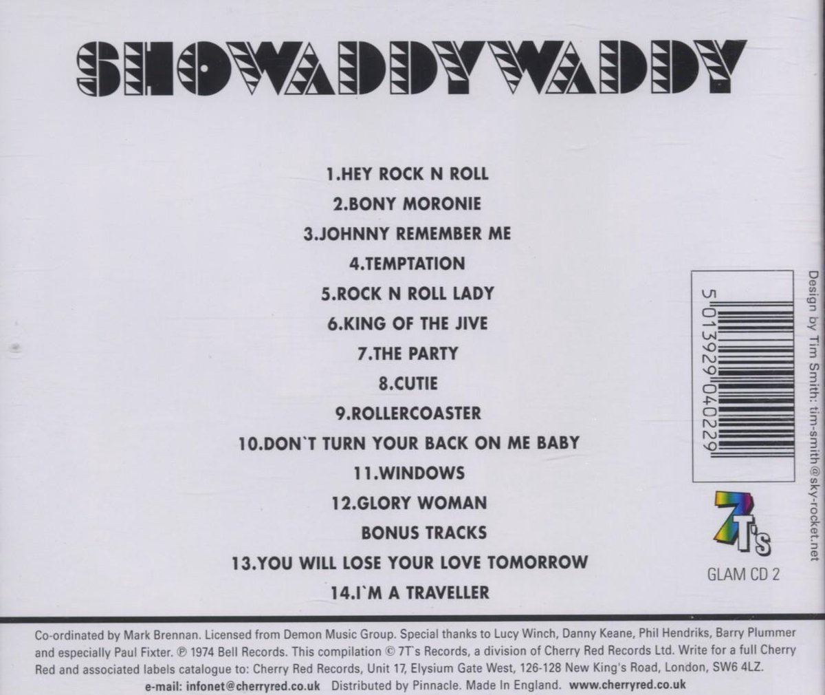 Showaddywaddy, Showaddywaddy | CD (album) | Muziek | bol.com