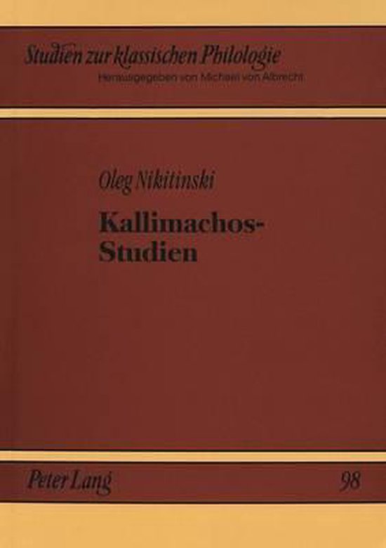 Kallimachos-Studien, Oleg Nikitinski | 9783631300701 | Boeken | bol.com