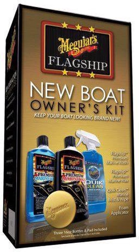 Meguiars Flagship New Boat Owners Kit M6375 Bol