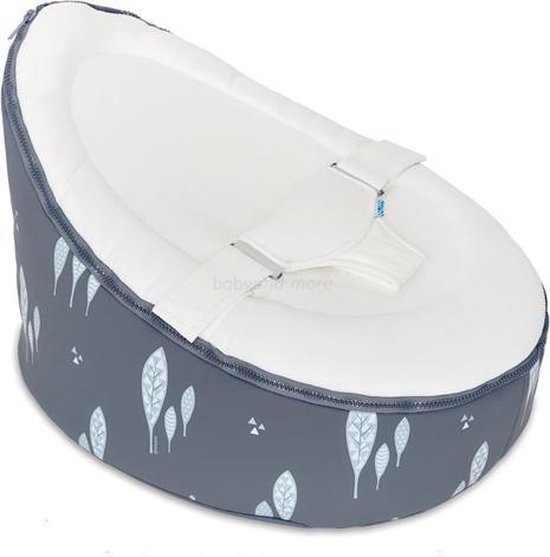 Doomoo Seat - Baby zitzak - Leaves Grey | bol
