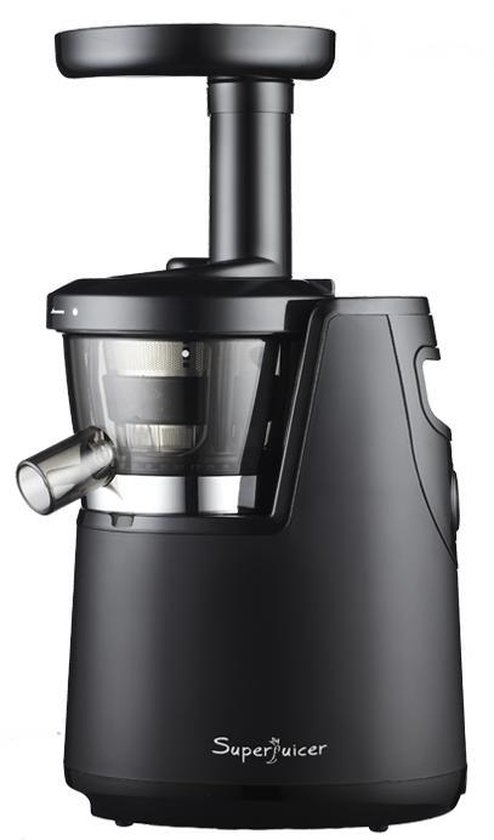 SuperJuicer slowjuicer - 43 RPM - Extra Juicy pakket Zwart | bol