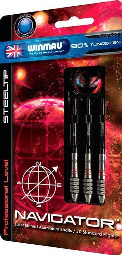 Winmau Navigator 90% Tungst 24 gr. Steeltip dart | bol