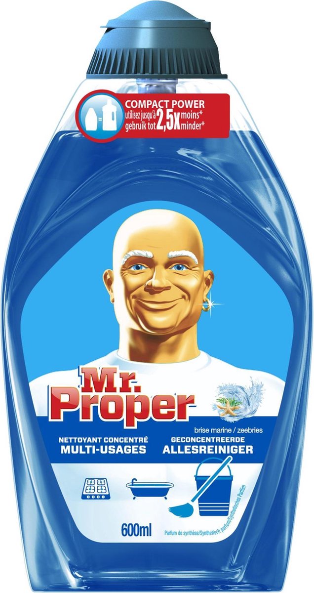 Mr. Proper Zeebries - Voordeelverpakking 8x600ml - Allesreiniger | bol.com