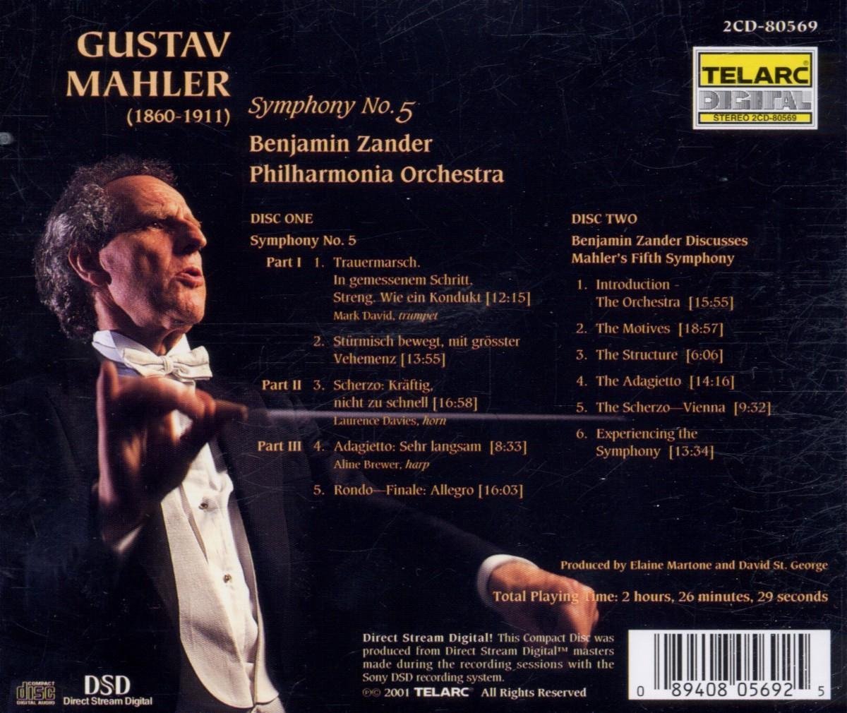 Mahler: Symphony no 5 / Benjamin Zander, Philharmonia Orchestra, Gustav Mahler | CD... | bol.com