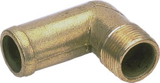 Slangtule messing 90° 1/2x13mm | bol