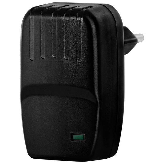 Stekker adapter 230V naar USB 1xUSB 5V-1A zwart scanpart | bol