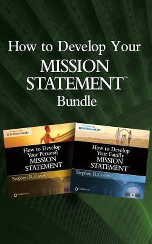 How to Develop Your Mission Statements Bundle, Stephen R. Covey ...