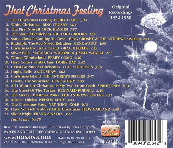 Various Artists - That Christmas Feeling (CD), various artists | Muziek ...