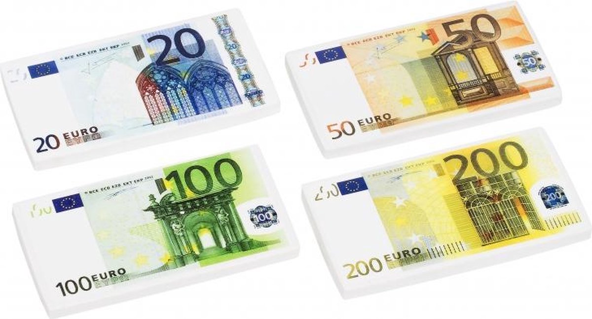 Grote 50 Euro biljet gum 13 x 7 cm | bol.com