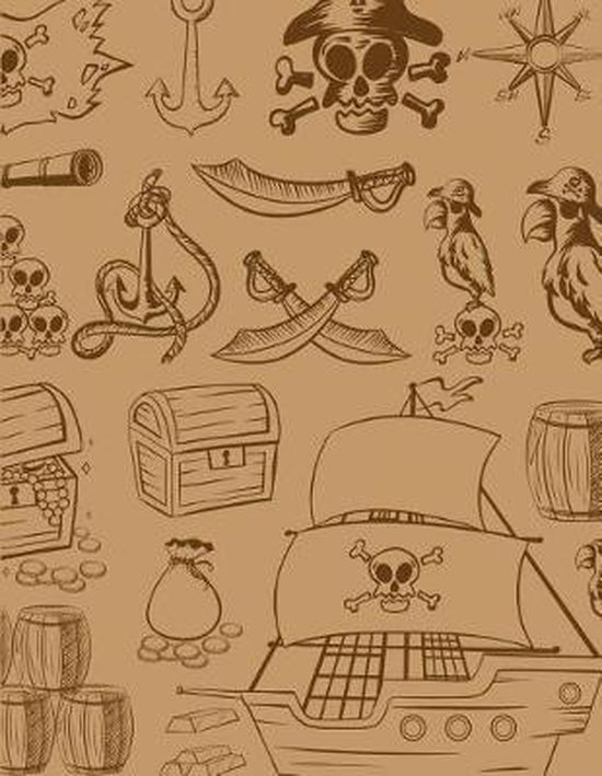 Pirate Notebook, Toshi | 9781722331672 | Boeken | bol.com