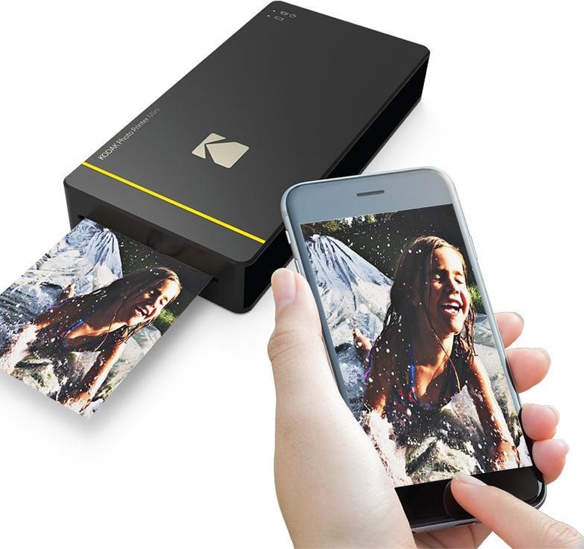 Kodak PM-210 Fotoprinter Mini - Zwart | bol