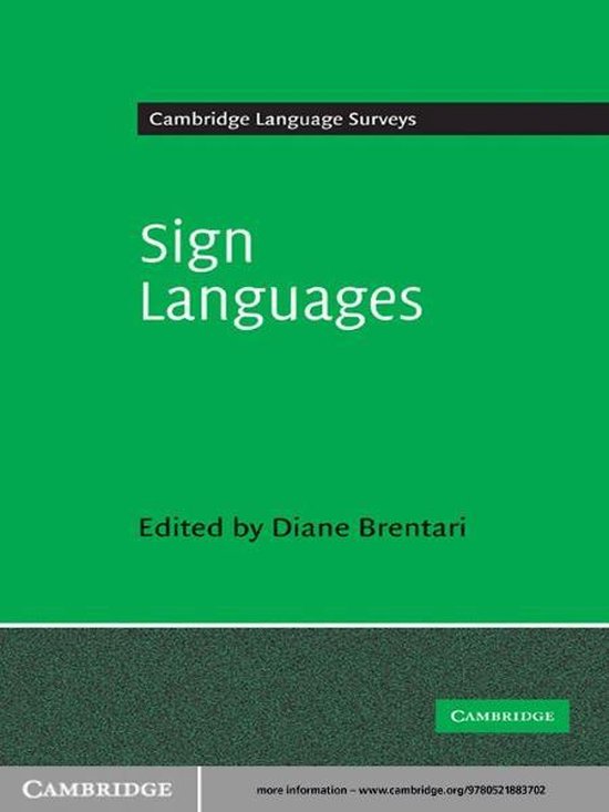 Cambridge Language Surveys - Sign Languages (ebook) | 9780511850066 ...