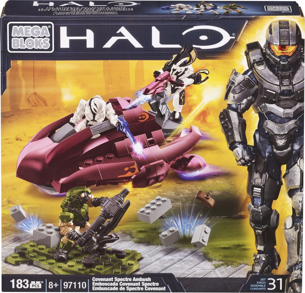 Mega Bloks Halo Covenant Spectre Ambush | bol.com