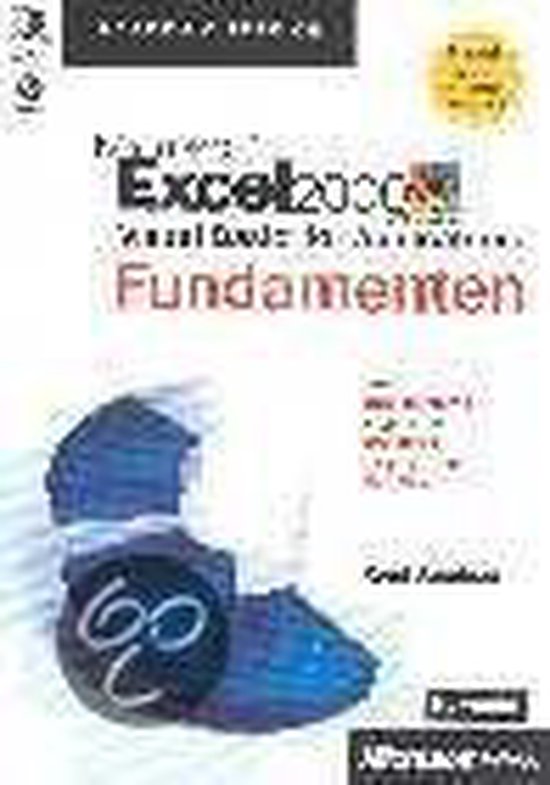 Microsoft Excel 2000 Visual Basic For Applications Fundamenten, Reed ...