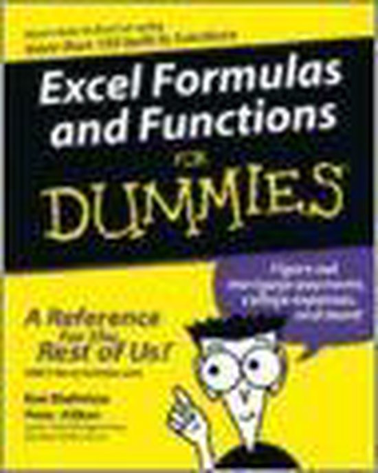 Excel Formulas And Functions For Dummies, Peter G. Aitken | 9780764575563 | Boeken | bol