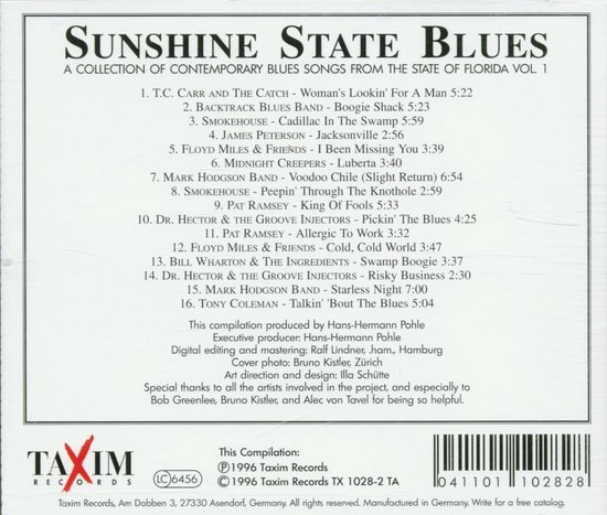 Sunshine State Blues, various artists | CD (album) | Muziek | bol.com