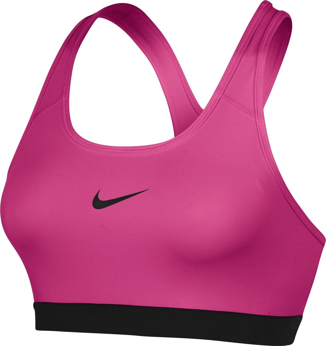 Nike Pro Classic Sport Beha Dames Sportbeha - Maat LVolwassenen - roze ...