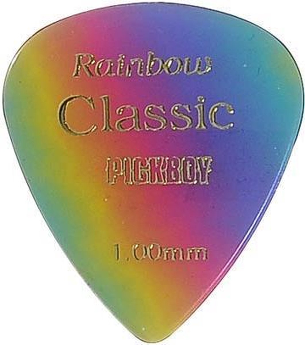 Pickboy Celltex RAINBOW SET 0.75mm - 1.20mm plectrum 6-pack | bol.com