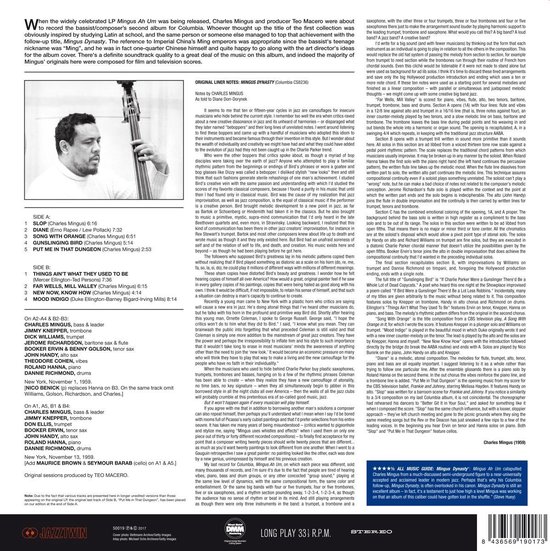 Mingus Dynasty, Charles Mingus | LP (album) | Muziek | bol