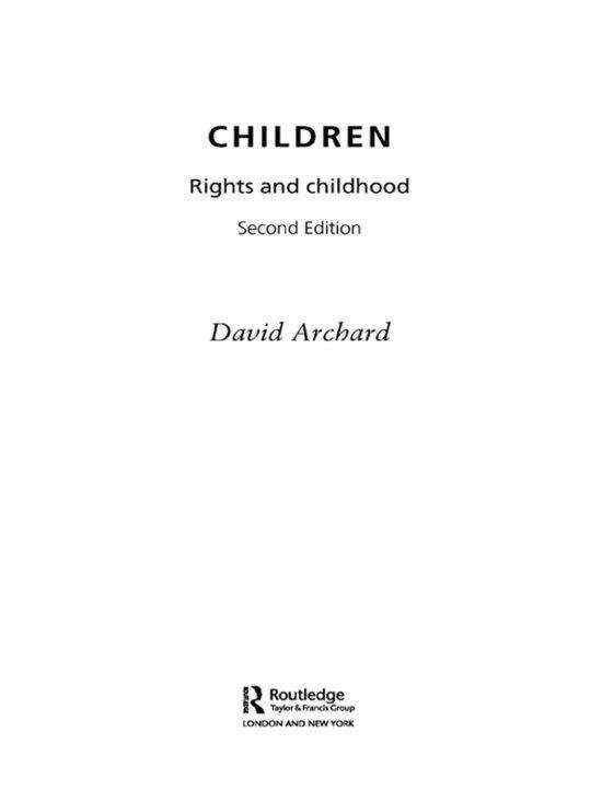 Children (ebook), David Archard | 9781134403233 | Boeken | bol.com