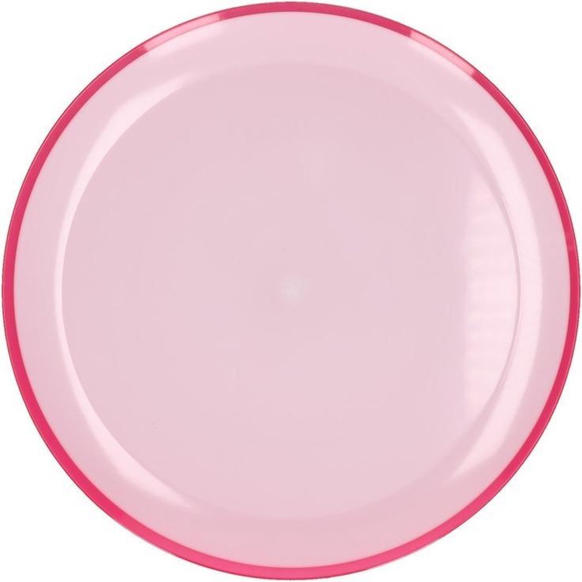 Kunststof bord rode rand 23 cm | bol.com
