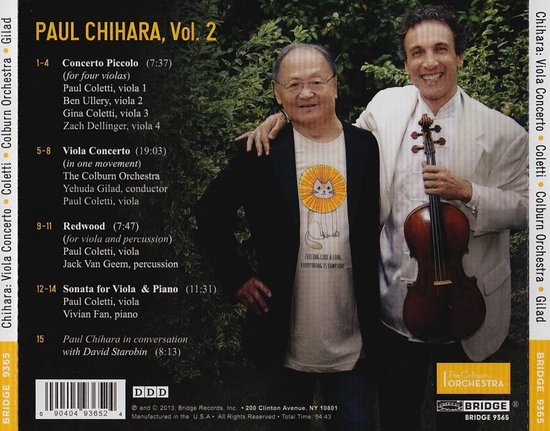 Viola Concerto & Music For Viola, Paul Coletti | Muziek | bol