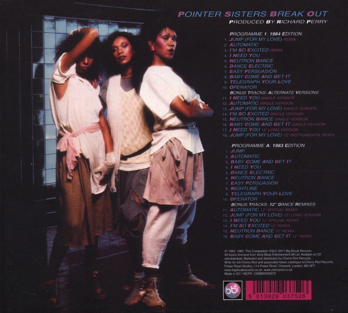 Break Out, The Pointer Sisters | Muziek | bol