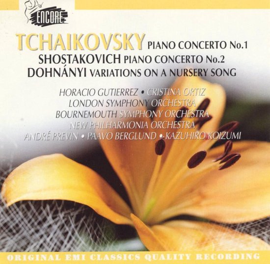 Tchaikovsky: Piano Concerto No. 1; Shostakovich: Piano Concerto No. 2, various artists... | bol.com