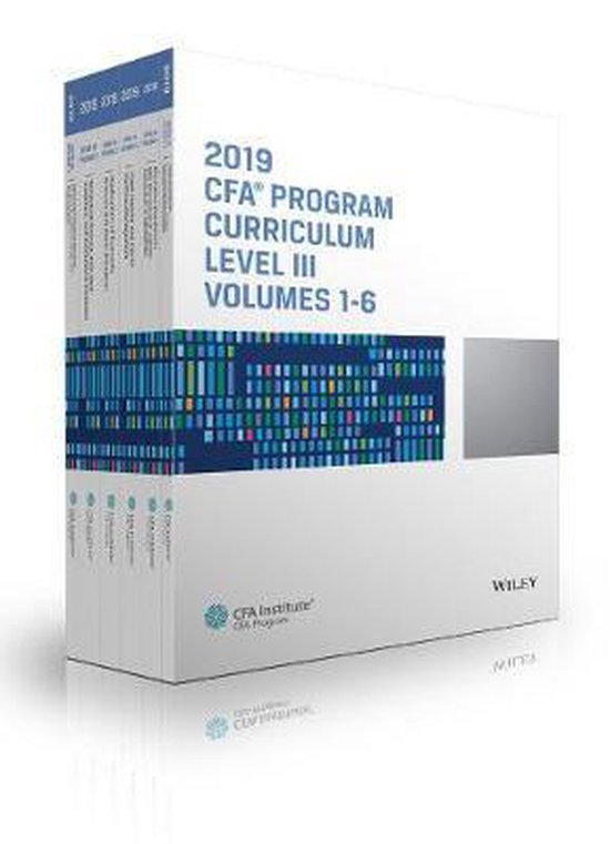CFA Program Curriculum 2019 Level III Volumes 1-6 Box Set ...