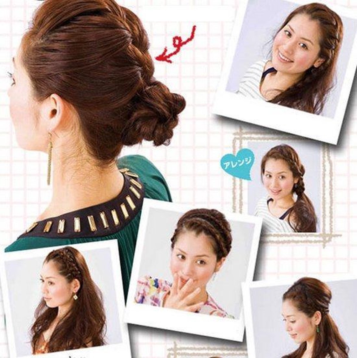 Vlecht hulpstuk - vlechten tool haarclip simpel Frans vlechten - Roze ...