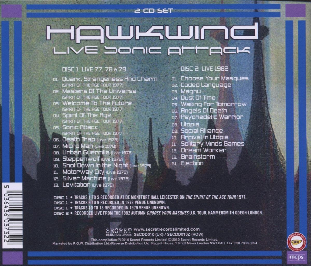 Live Sonic Attack, Hawkwind | CD (album) | Muziek | bol.com
