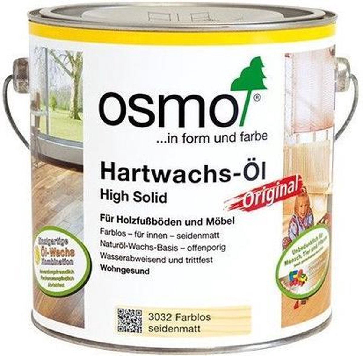 Osmo 3065 Hardwaxolie kleurloos SEMI-MAT (klik hier voor de inhoud) | bol