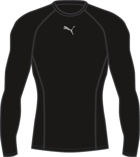 PUMA Liga Baselayer Tee Ls Jr Sportshirt Kinderen - PUMA Black | bol.com
