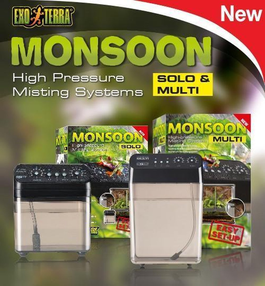 Système Exo Terra Mist Monsoon multi - Noir - 22 x 22 x 33cm | bol.com