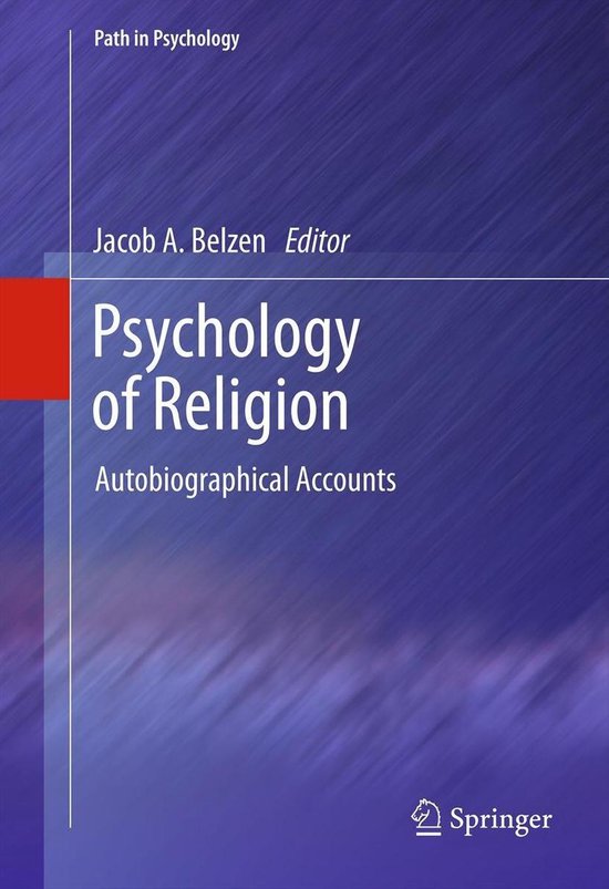 Path in Psychology - Psychology of Religion (ebook), Belzen ...