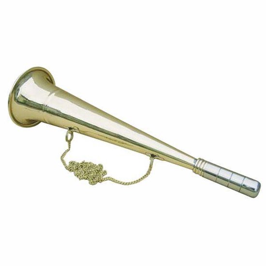 Misthoorn koperen scheepstoeter 33,5cm | bol.com