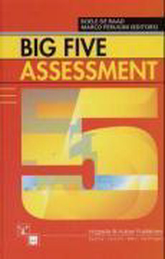 Big Five Assessment | 9780889372429 | Boeken | bol