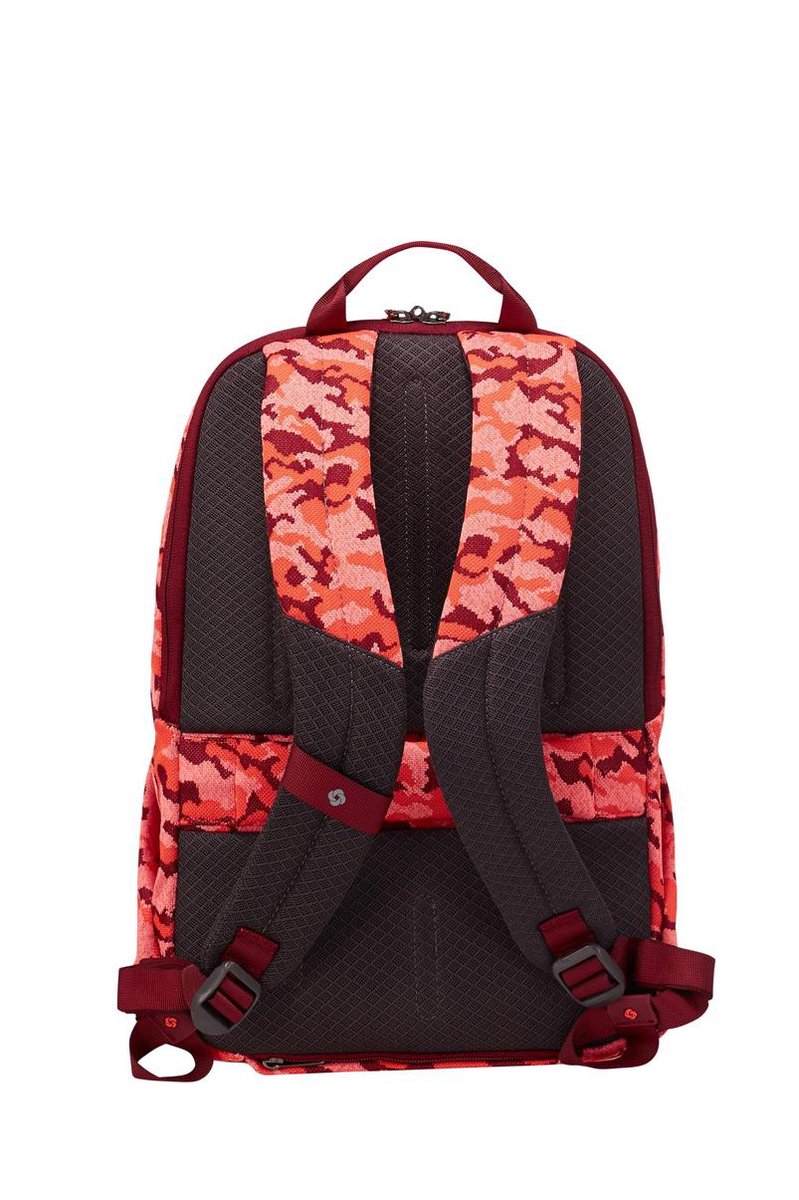 Samsonite Neoknit Rugzak - 14 inch Laptopvak - Red Camo | bol.com
