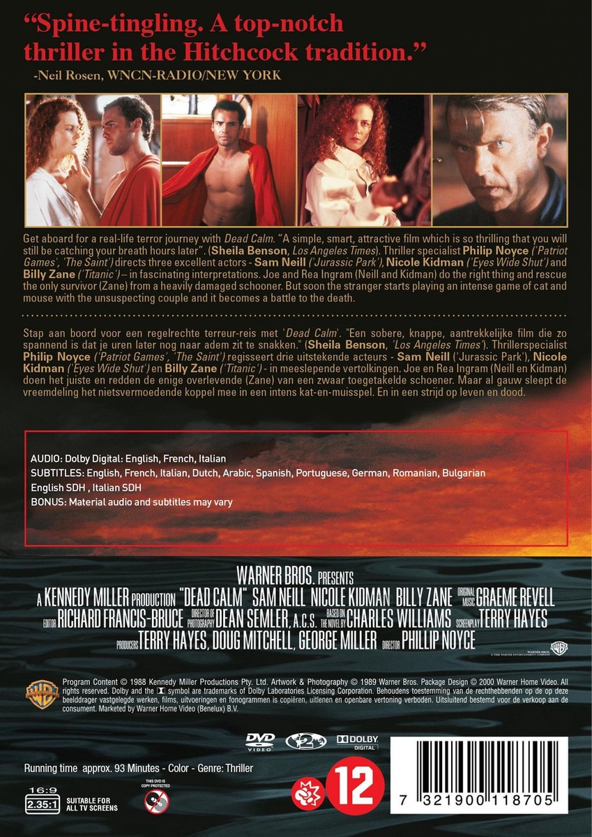 bol.com | Dead Calm (Dvd), Sam Neill | Dvd's