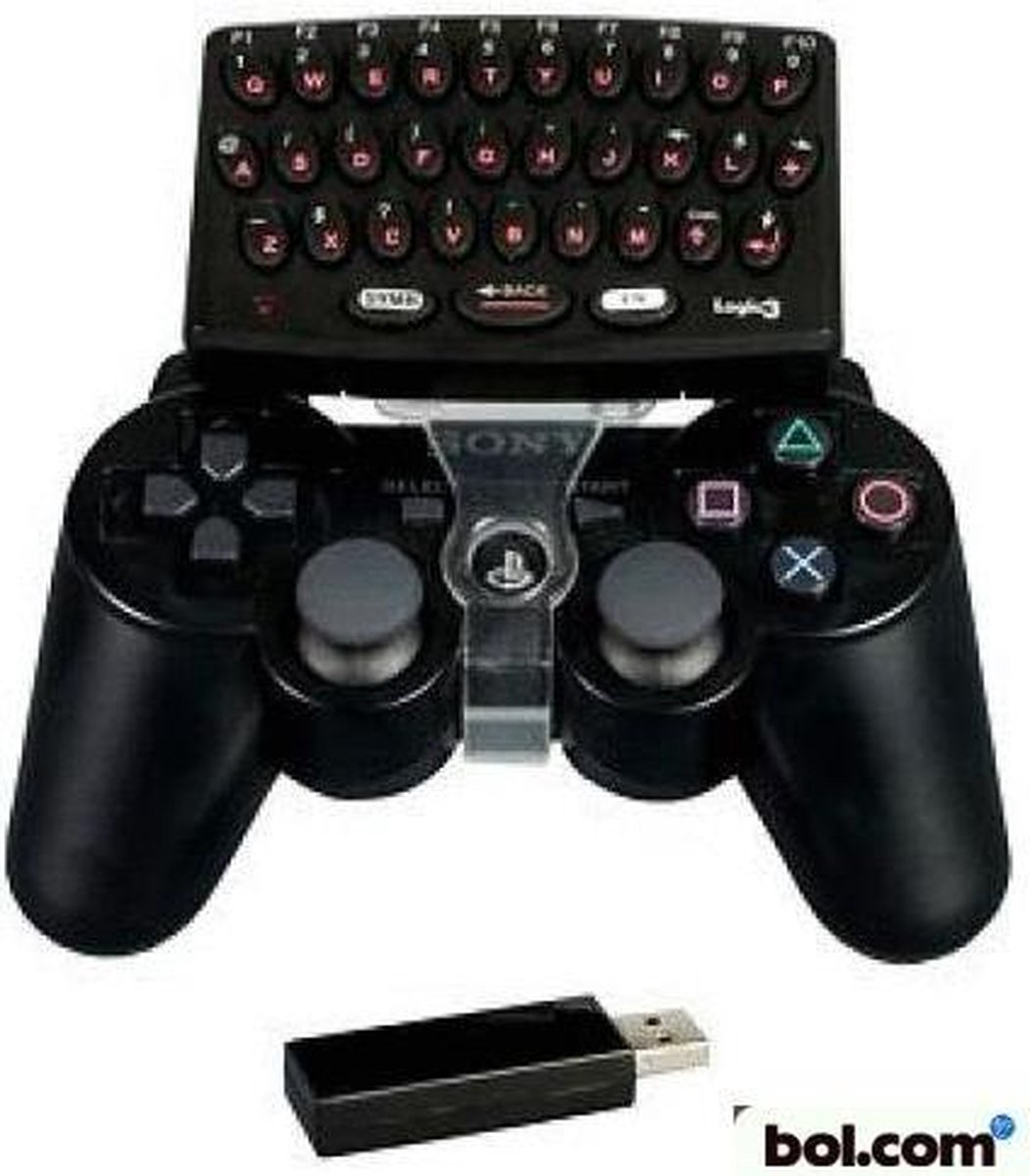 Logic3 Draadloze Toetsenbord Zwart PS3 | bol