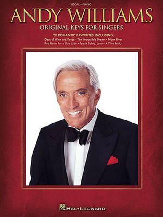 Andy Williams - Original Keys for Singers, Andy Williams ...