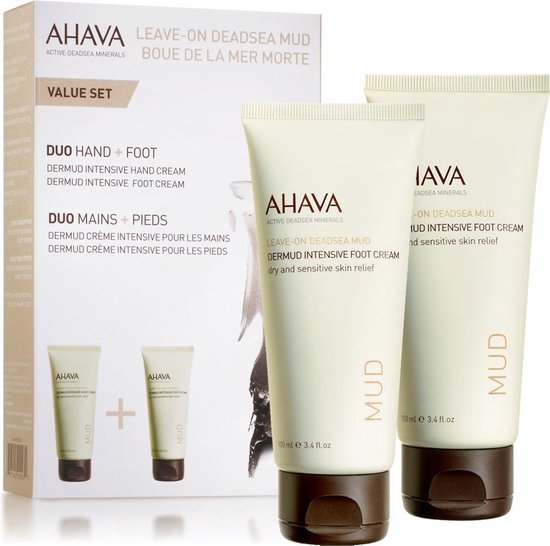 AHAVA Kit Duo Mud Hand & Foot - VEGAN - Alcohol- en parabenenvrij ...