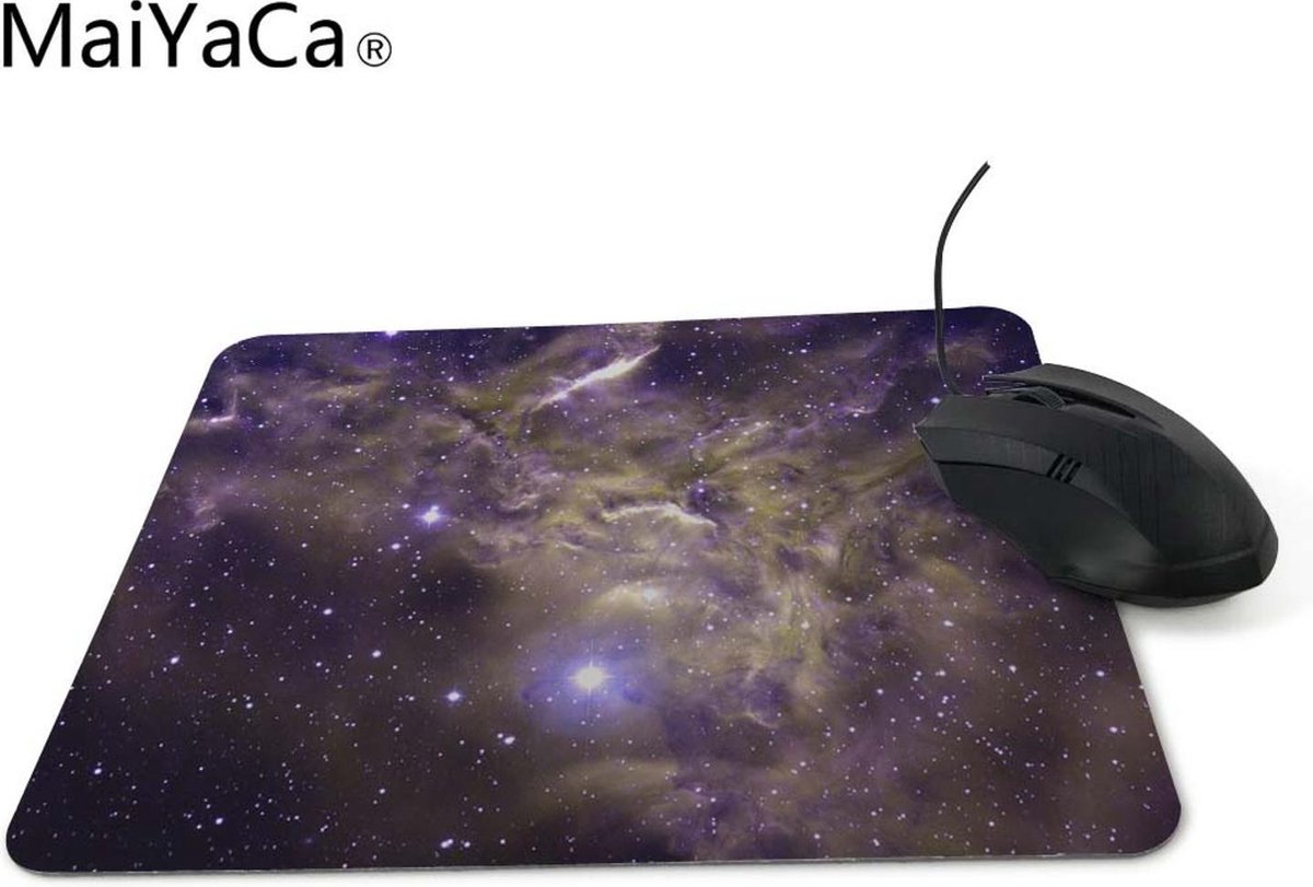 Leuke Muismat Galaxy - Ruimte - 20X25 cm - Muis - Kantoor - Bureau ...