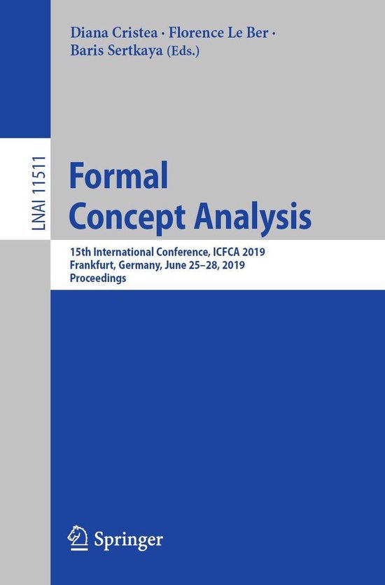 Lecture Notes in Computer Science 11511 - Formal Concept Analysis ...