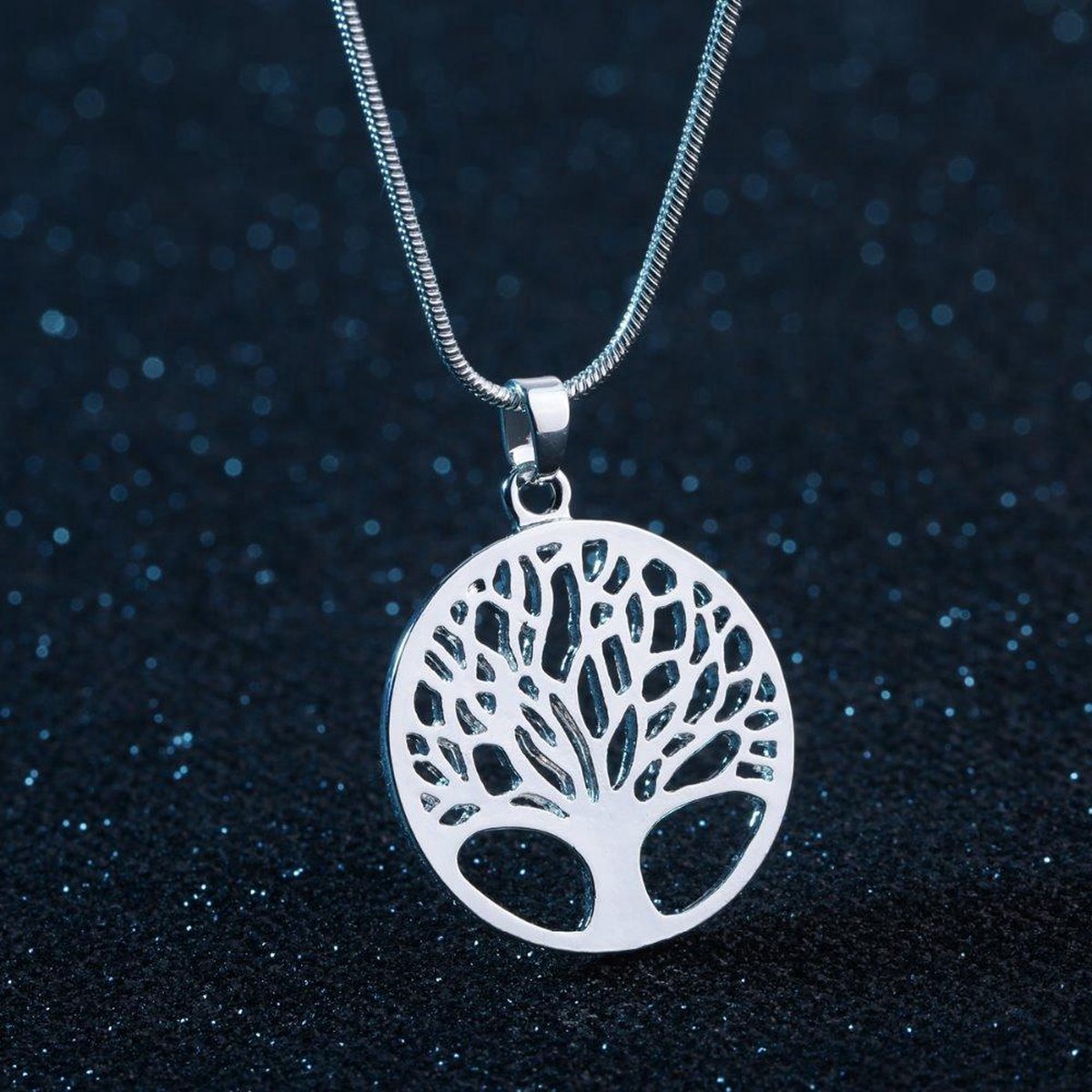 Fate Jewellery Ketting FJ443 - Tree of Life - Zilver - 45cm ...