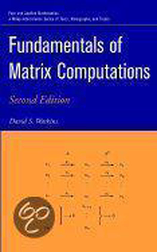 Fundamentals of Matrix Computations, Ds Watkins | 9780471213949 ...